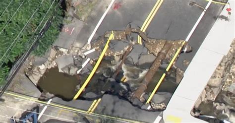 Aerial Tour Of Leominster Flood Damage Cbs Boston