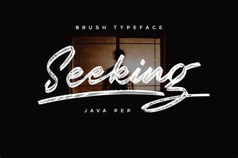Seeking Brush Font By Java Pep TheHungryJPEG