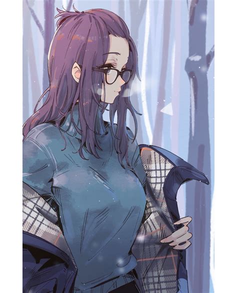 先週のゆるキャン 観て描きたくなった各務原桜さん