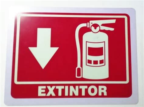 Señalamiento Extintor 30x40 Estireno Meses Sin Intereses
