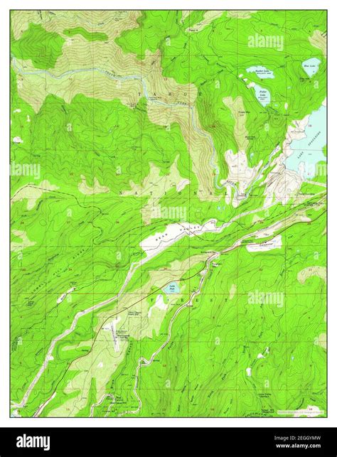 Blue Canyon California Map 1955 1 24000 United States Of America By
