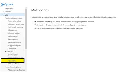 how to disable outlook on web forwarding from admin portal foetron