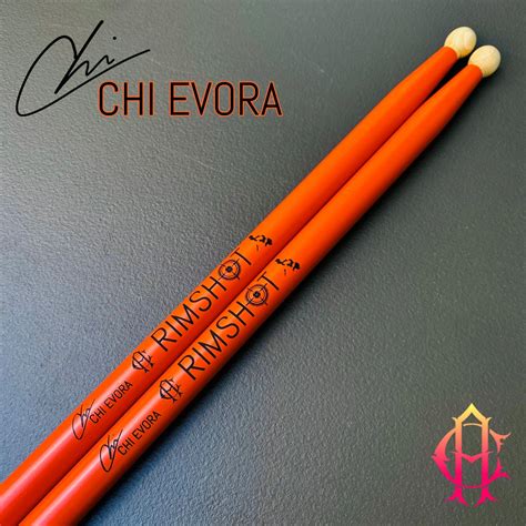 Chi Evora Signature Rimshot Drumsticks Hickory Rimshot Ph