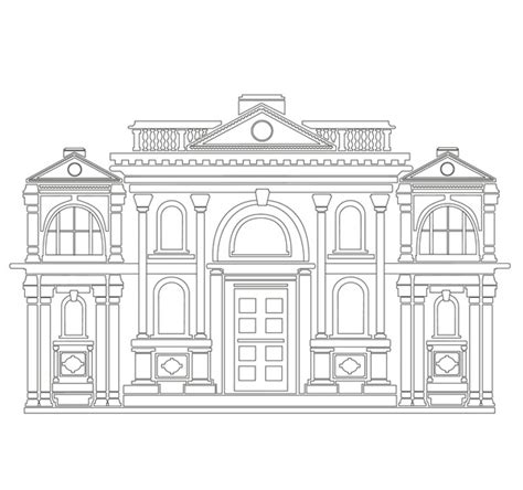 130 Ancient Classic Style Building Drawing Roman Gothic Columns Images