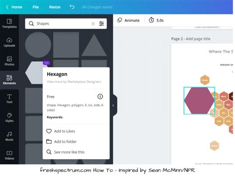 How To Create A Hex Tile Grid In Canva