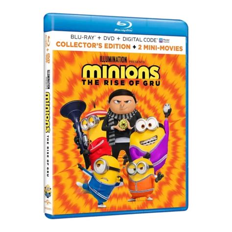 MINIONS THE RISE Of Gru Blu Ray DIGITAL NEW SEALED