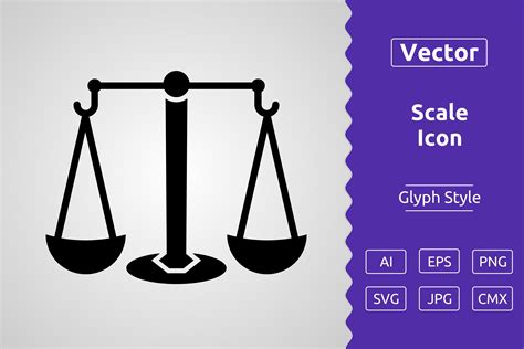 Vector Scale Glyph Icon Graphic By Muhammad Atiq Creative Fabrica