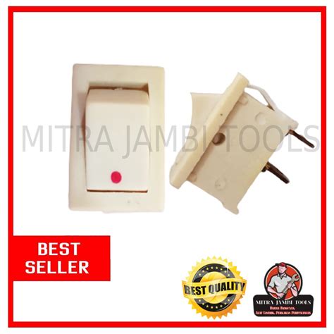 Jual Switch Kcd 2 Pin Putih Kecil Shopee Indonesia