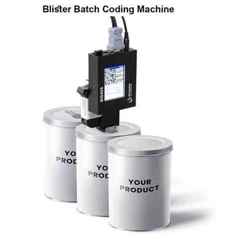 Rynan Metal Blister Batch Coding Machine Model Namenumber 1040p At Best Price In Ghaziabad