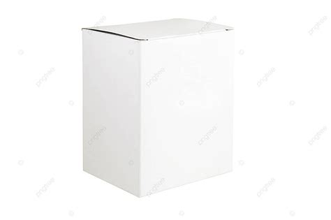 White Box Isolated Delivering Empty Object Photo Background And Picture