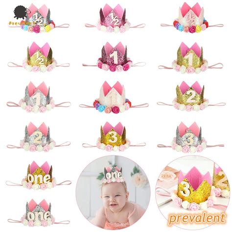 Prevalent หมวกมงกุฎ เครื่องประดับผม ของขวัญวันเกิด สําหรับเด็กผู้หญิง