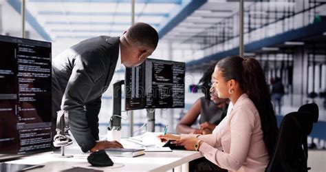 cyber security development team stock image image of business
