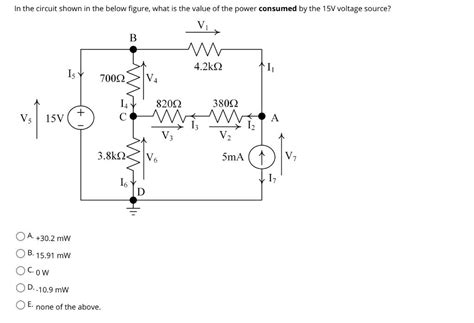 Solved In The Circuit Shown In The Below Figure What Is The Chegg