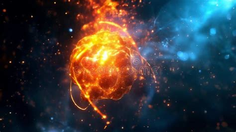 Atomic Structure And Decay Splitting Showcasing The Intricate Motion