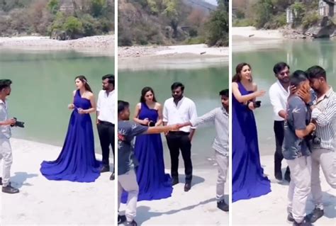 Dulhan Ka Video प्री वेडिंग शूट पर ये क्या करने लगा कैमरामैन देखते ही