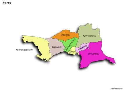 Sample Maps For Atırau