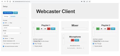 Broadcast Live In Web Browser {} Knowledgebase Fastcast4u