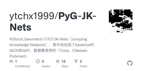 Github Ytchx1999pyg Jk Nets Pytorchgeometric实现的jk Nets（jumping