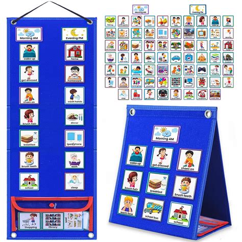 5 In 1 Task Board With Timer For Adhd 5 In 1 Visual Schedule And Task