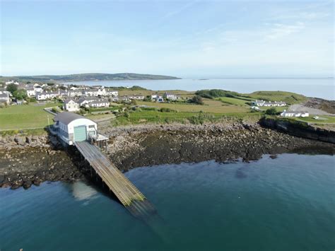 Aerial Photography Of Moelfre Anglesey North Wales