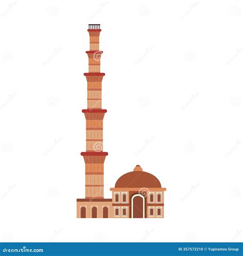 Qutub Minar Vector Image 333760832