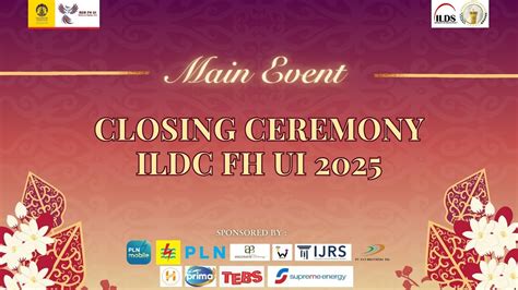 Closing Ceremony Ildc Fh Ui 2025 Youtube