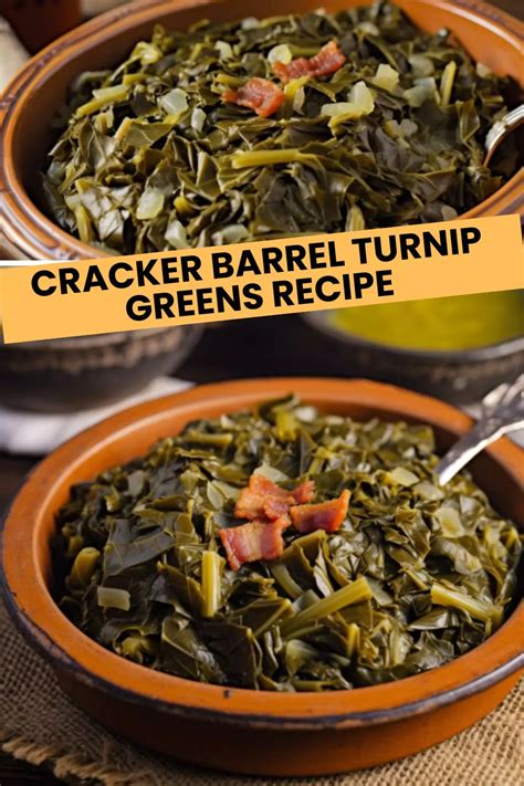 Cracker Barrel Turnip Greens Recipe