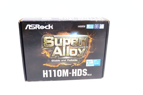 Asrock H110M HDS R3 0 LGA1151 Intel H110 DDR4 And USB3 0 MicroATX
