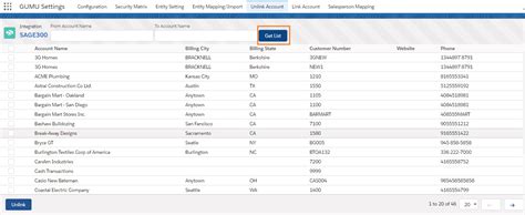 Unlinking Salesforce Accounts Using Gumu™ Lightning Version