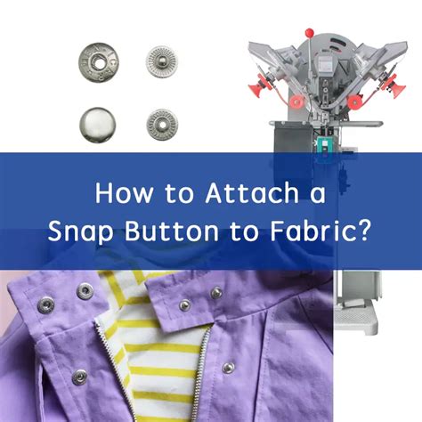 How To Attach A Snap Button To Fabric Eyelet Machine Curtain