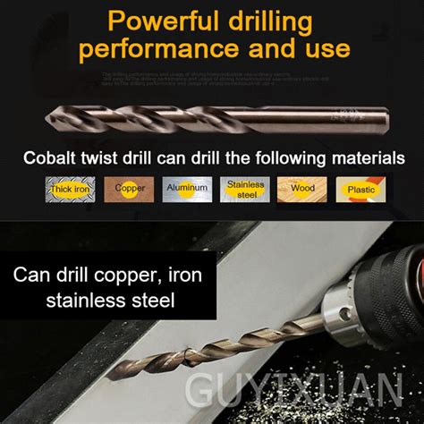 Cobalt Twist Drill Set Stainless Steel With Straig Vicedeal