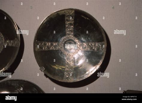 Silver Bowl From Sutton Hoo Ship Burial Anglo Saxon C7th Century