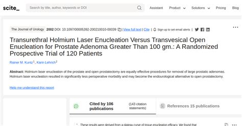 Transurethral Holmium Laser Enucleation Versus Transvesical Open