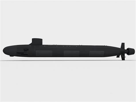 Virginia Class Submarine 3d Model By Finiask