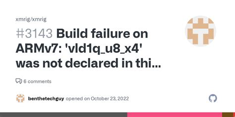 Build Failure On ARMv7 Vld1q U8 X4 Was Not Declared In This Scope