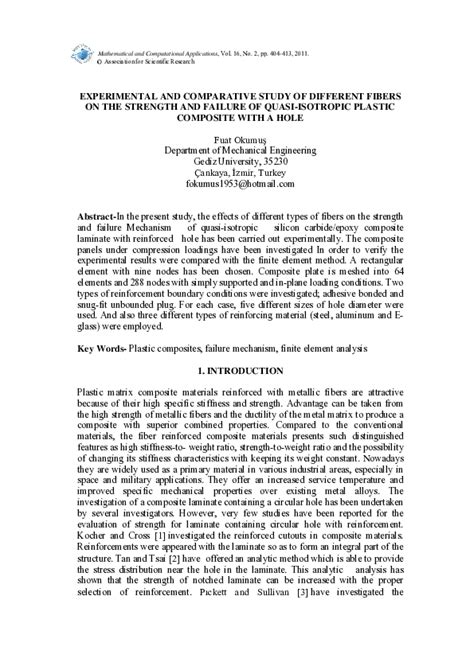 Pdf Experimental And Comparative Study Of Different Fibers On The