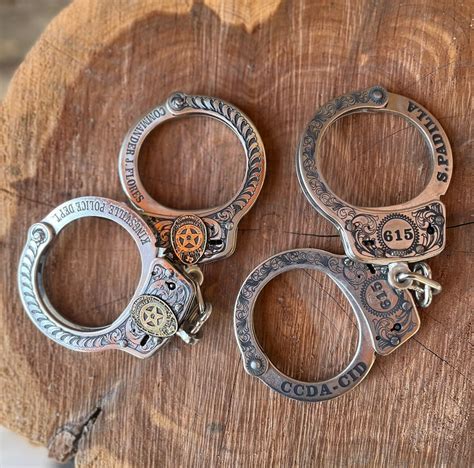 Handcuffs Custom Engraved Etsy