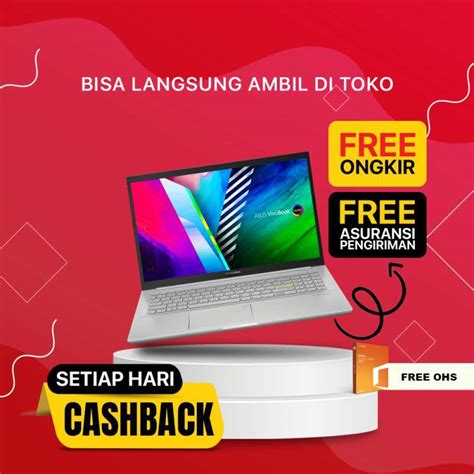 Jual Laptop Asus Vivobook Ultra 15 Oled K513ea I5 1135g7 156 Oled Ram