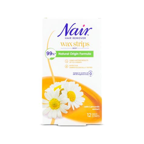 Nair Facial Wax Strips With Camomile Extract For Face Pcs