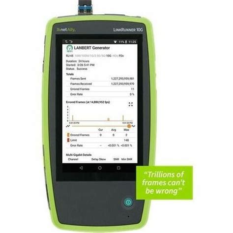 Linkrunner 10g Adv Enet Tester Full Tri Band W 1yr Allycare Sup