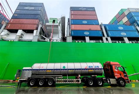 上海洋山港完成国内首例集装箱轮排放二氧化碳回收利用 船舶 系统 货轮
