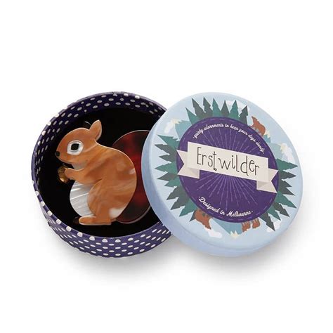 Bright Eyed And Bushy Tailed Wild Brooches
