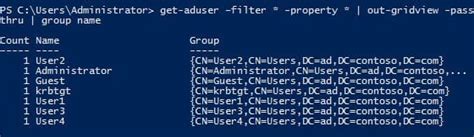 Manage Active Directory With Powershell 30 Out Gridview