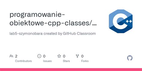 Github Programowanie Obiektowe Cpp Classeslab5 Szymonobara Lab5