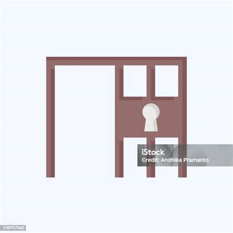 아이콘 감옥 정의 기호와 관련이 있습니다 플랫 스타일 심플한 디자인 편집 가능 감시에 대한 스톡 벡터 아트 및 기타 이미지 감시 개념 결정 Istock