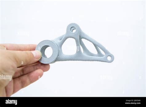 Person Holding Plastic Model Printed On Powder 3d Printer From