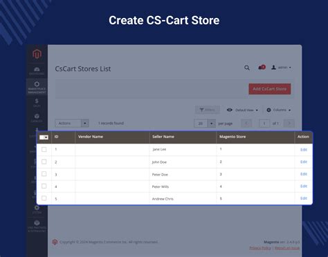 Magento 2 Multivendor CS Cart Connector Extension WebKul