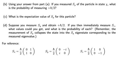solved je 1 1 a spin 1 2 particle is in a state described