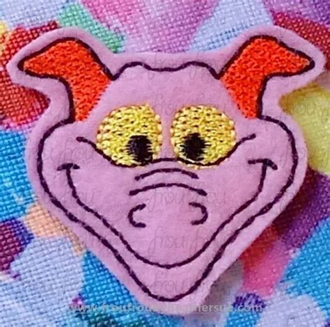 Imagination Dragon Head Clippie Ecpot Machine Embroidery In The Hoop Project 1 5 2 3 And 4