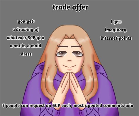 Im Bored And Want To Draw Scps In Maid Dresses Scp